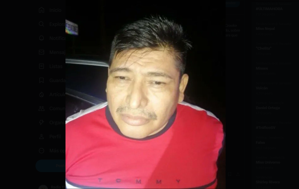 Elmer Canales «Crook», ranflero de la MS en El Salvador fue capturado ...