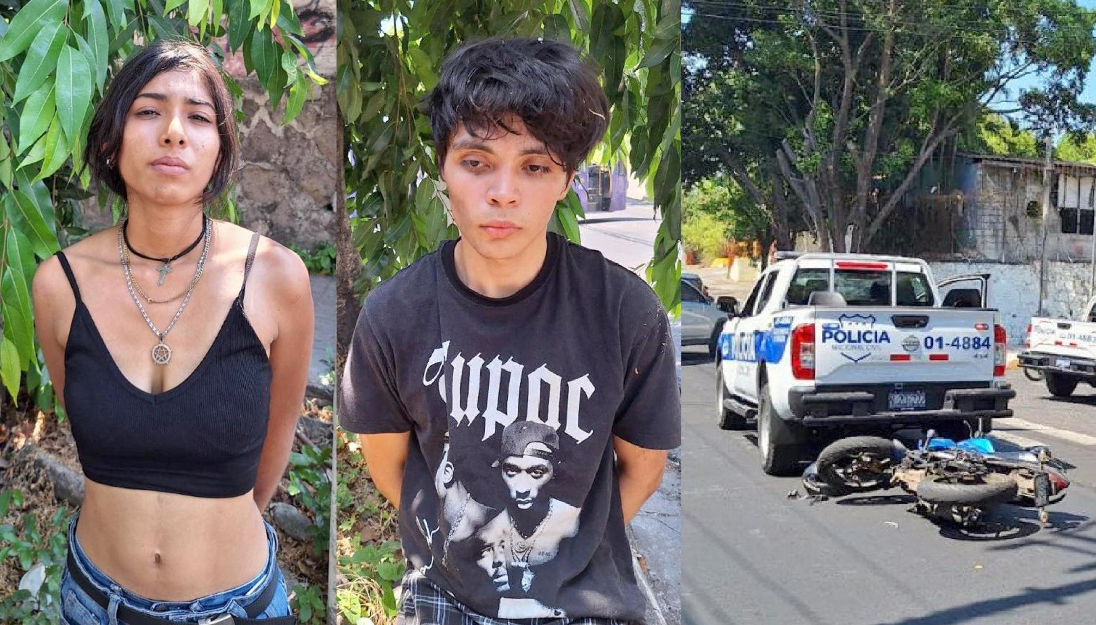 Dos jóvenes capturados en posesión de una motocicleta robada y drogas cerca de la UES | Radio ...