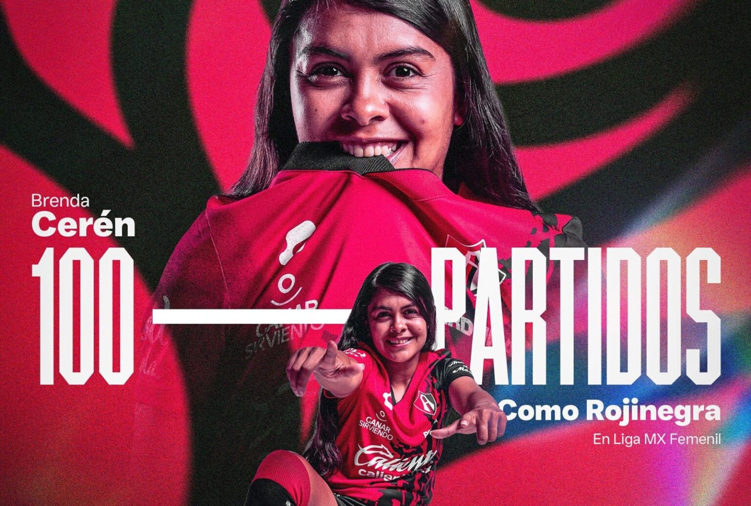 Brenda Cerén llegó a 100 partidos con Atlas y volvió a anotar | Radio ...